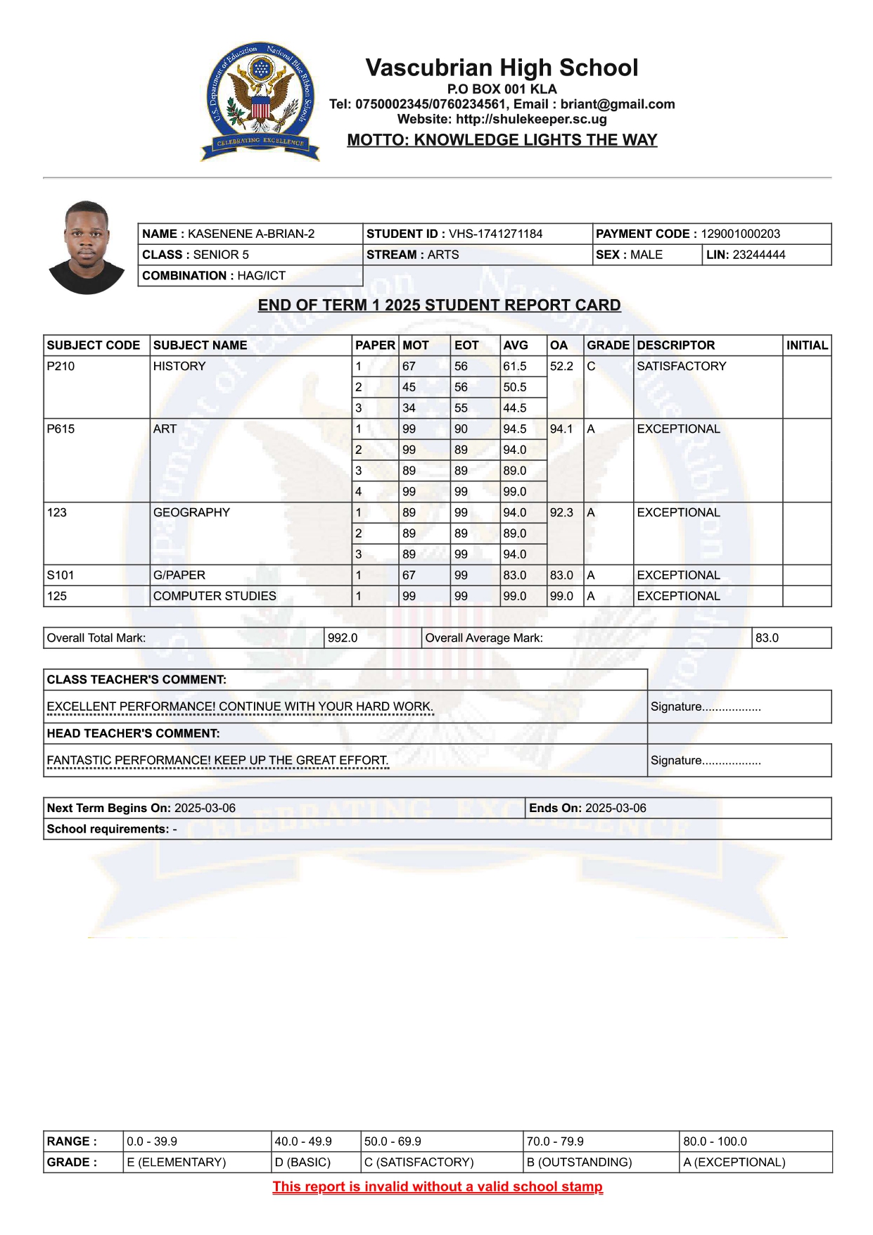 ShuleKeeper - Online School Management System with AI Insights